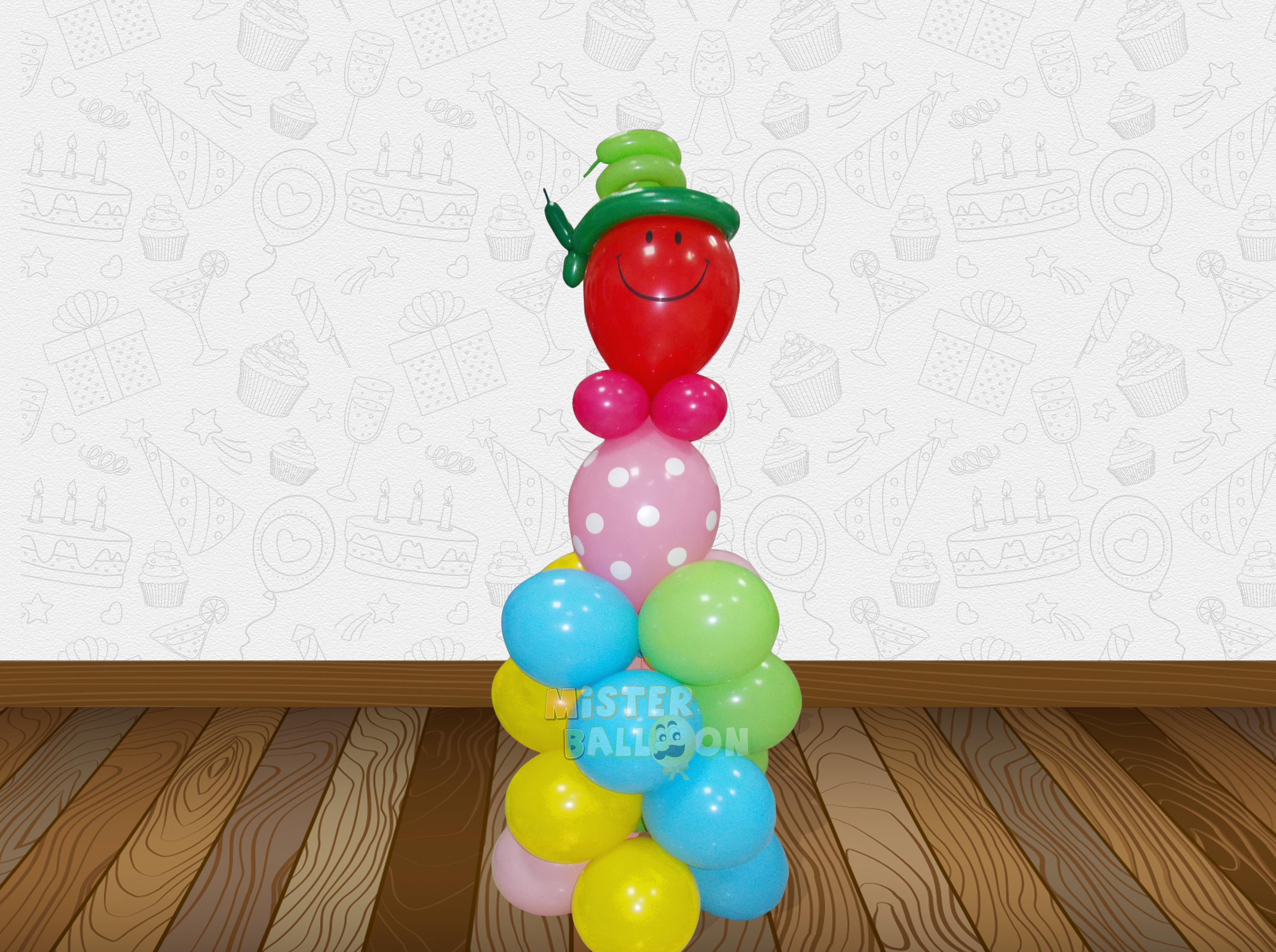 Birthday Smiley Stand