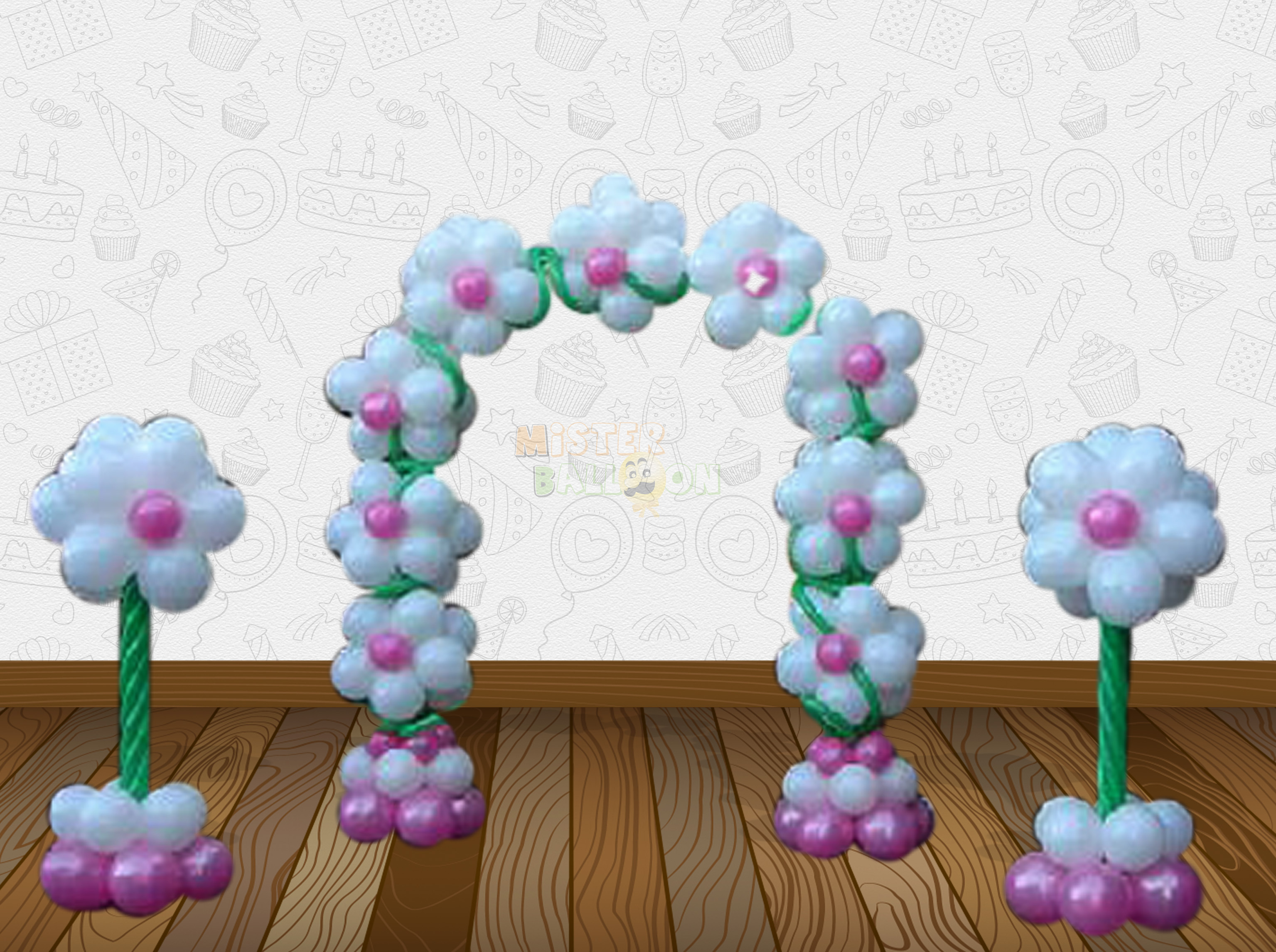 ARCH BALLOON FLORAL DESIGN
